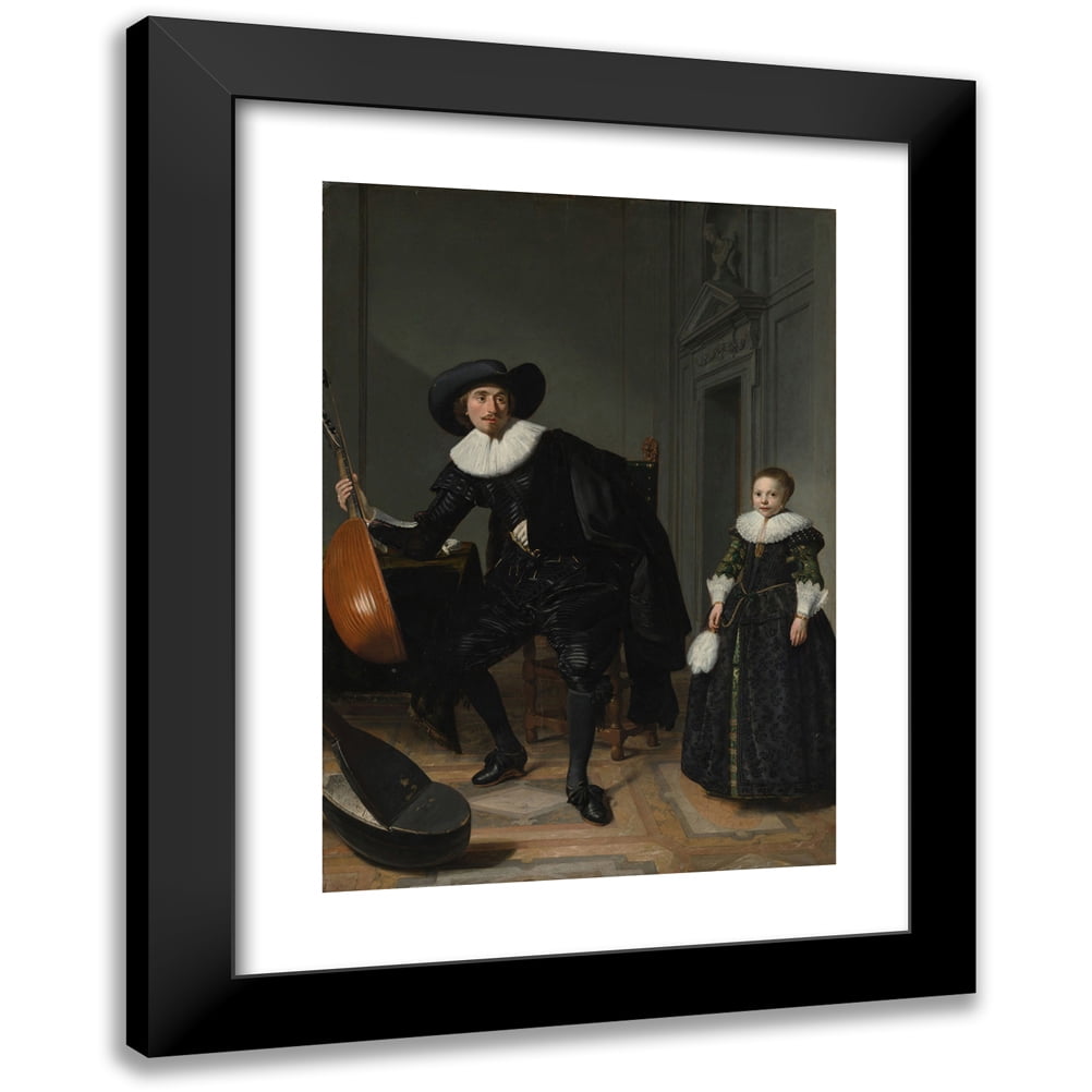 Thomas de Keyser 11x14 Black Modern Framed Museum Art Print Titled - A ...