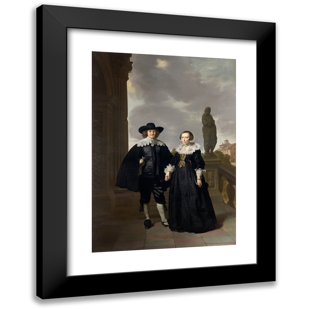 Thomas de Keyser 14x18 Black Modern Framed Museum Art Print Titled ...