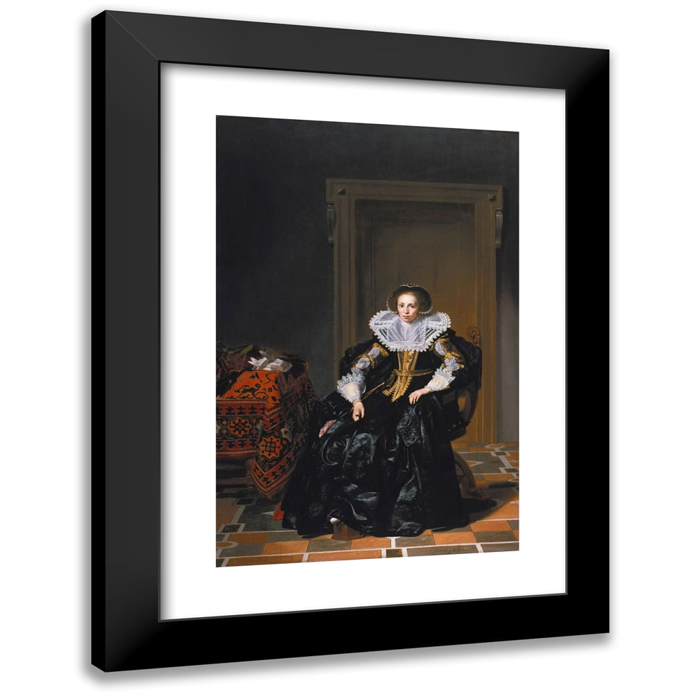 Thomas de Keyser 17x24 Black Modern Framed Museum Art Print Titled ...