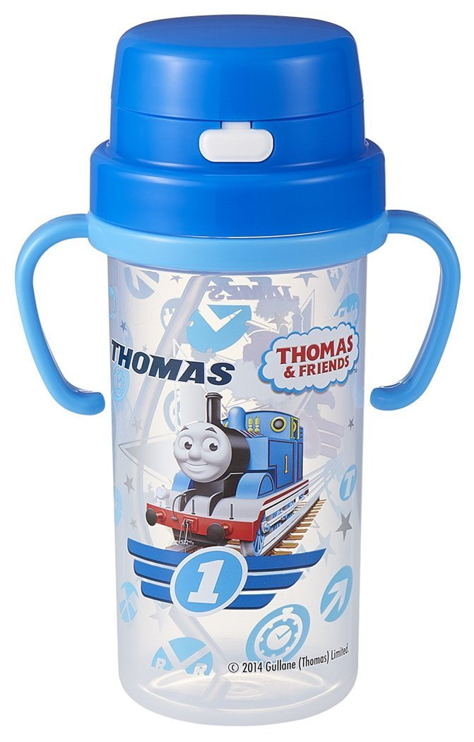 Thomas the Tank Engine Clear Thermos with Straw and Cup Combination ...