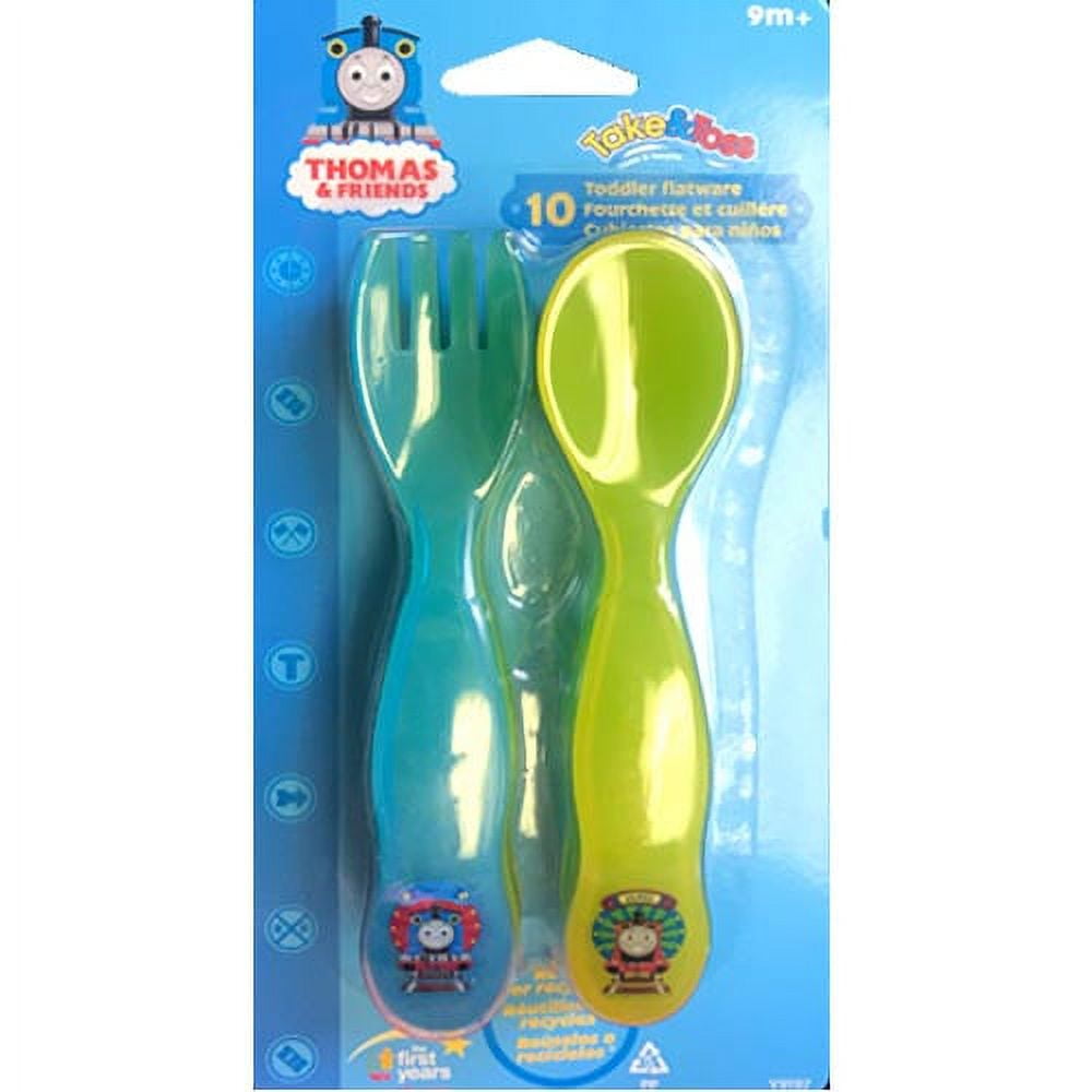 Thomas the Tank Engine 'Thomas and Friends' Reusable Plastic Utensils ...