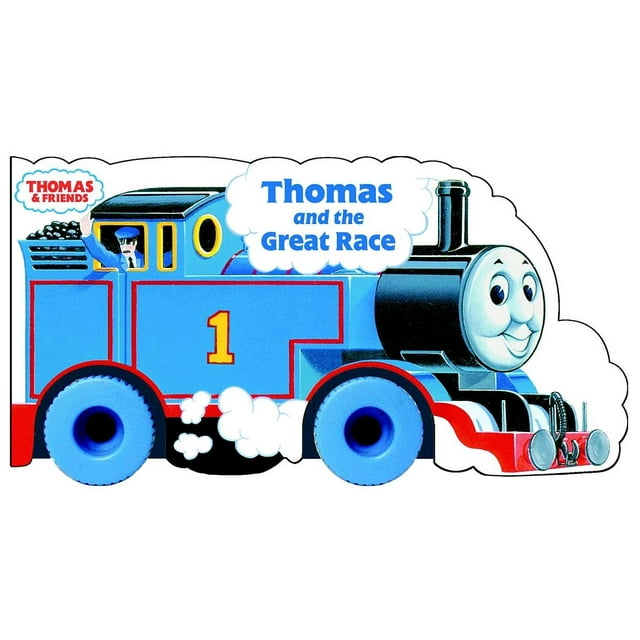 Thomas the Tank Engine and the Great Rac (Board Book) - Walmart.com