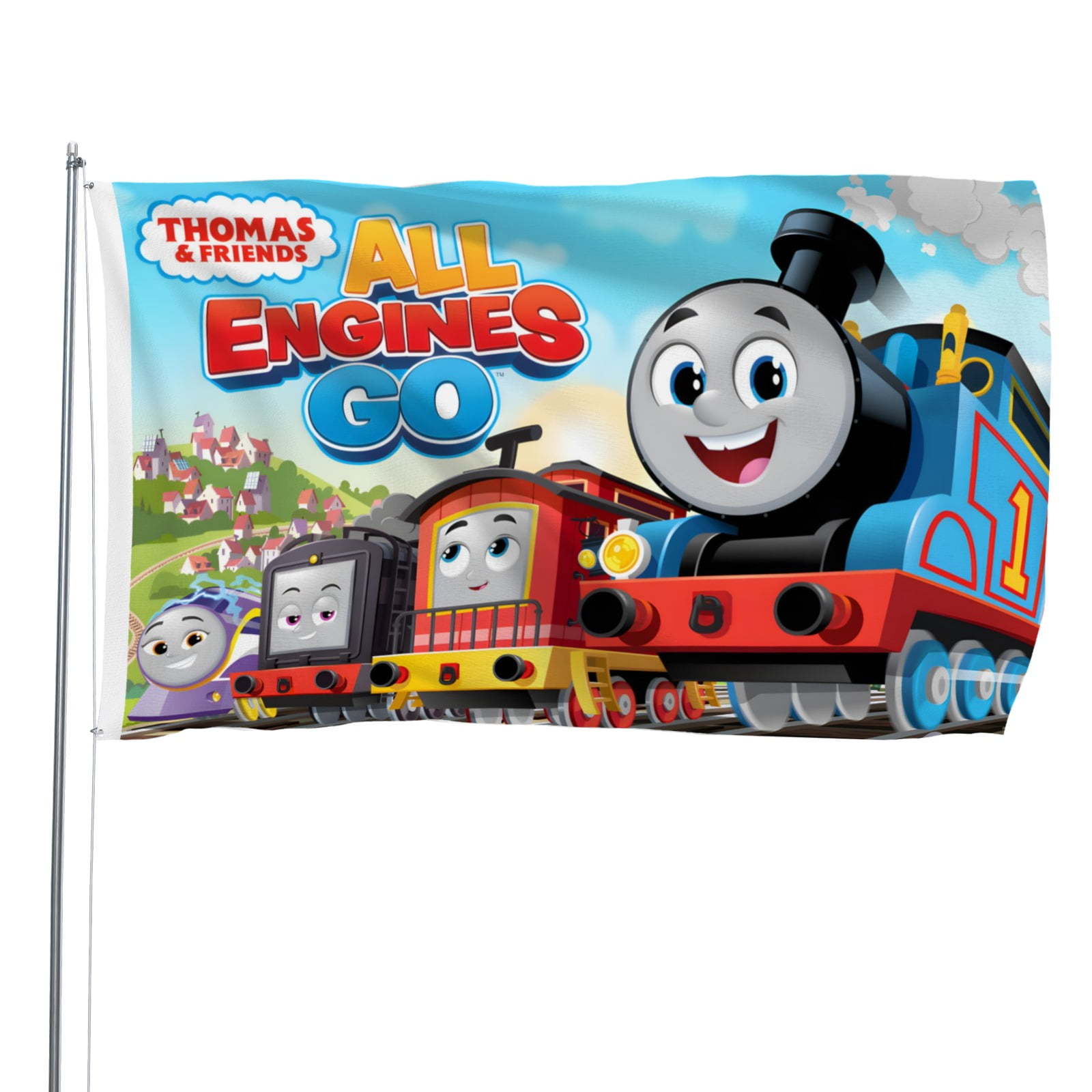 Thomas-themed Printed Flag Perfect gift for fans, friends, and family ...