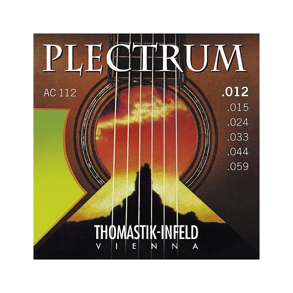 Thomastik AC112 Plectrum Bronze Acoustic Strings Medium Light - Walmart.com