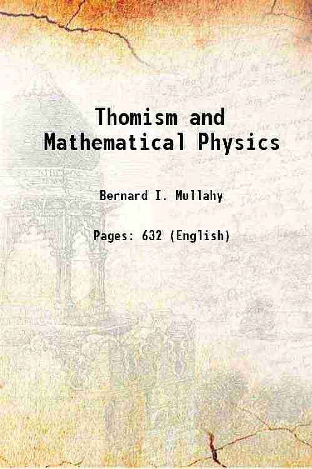 Thomism and Mathematical Physics 1946 - Walmart.com
