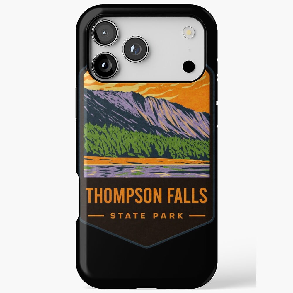 Thompson Falls State Park Montana Scenic Travel Adventure Artwork For ...