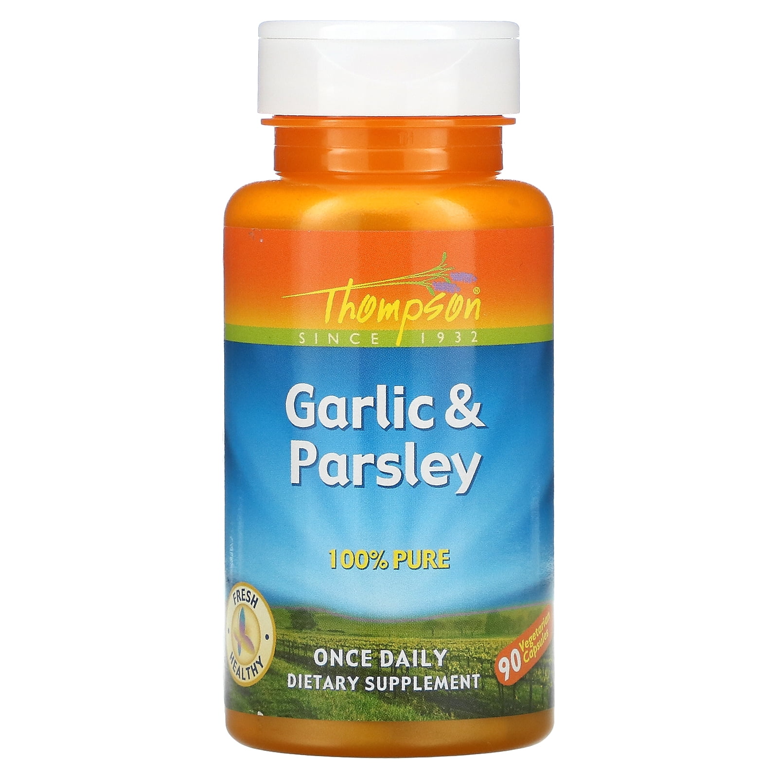 Thompson Garlic & Parsley, 90 Vegetarian Capsules - Walmart.com