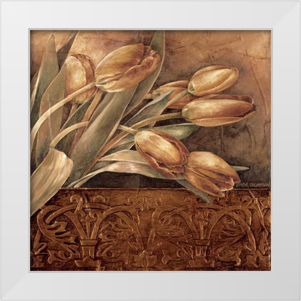 Thompson, Linda 20x20 White Modern Wood Framed Museum Art Print Titled ...