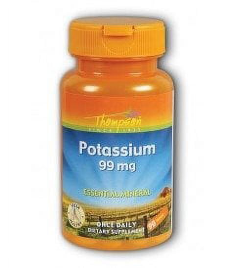 Thompson Nutritional Organic Potassium 90 Tablet - Walmart.com