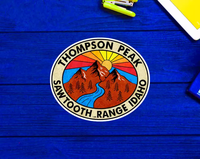 Thompson Peak Sawtooth Range Idaho Sticker Phone Decal Water Bottle ...