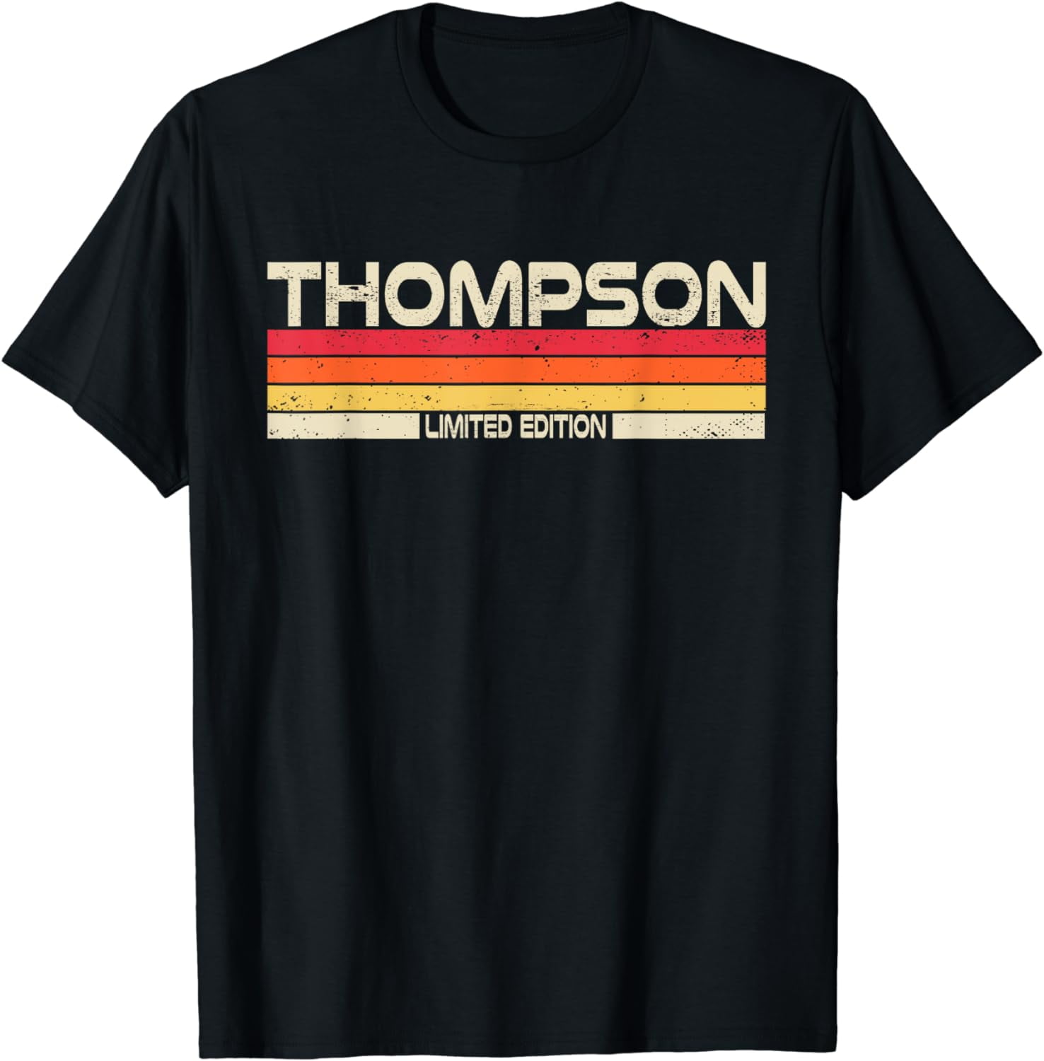 Thompson Surname Birthday Family Reunion 80s 90s Sunset T-Shirt ...