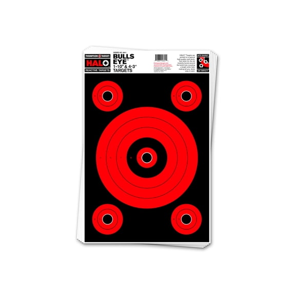 Thompson Target HALO Bullseye 10&3 Reactive Splatter Targets 12.5x19 ...