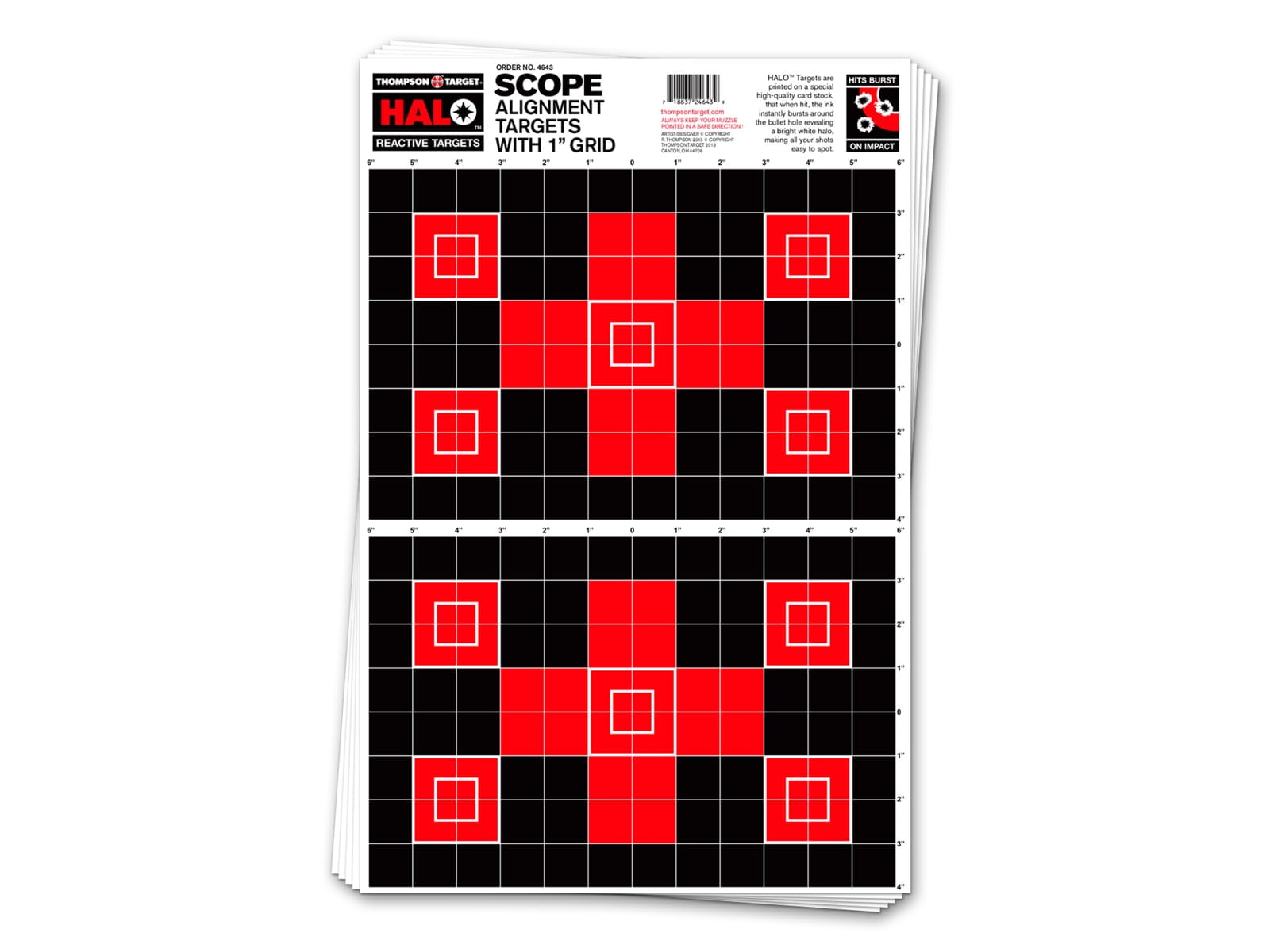 Thompson Target HALO Scope Alignment/Sight In Reactive Splatter ...