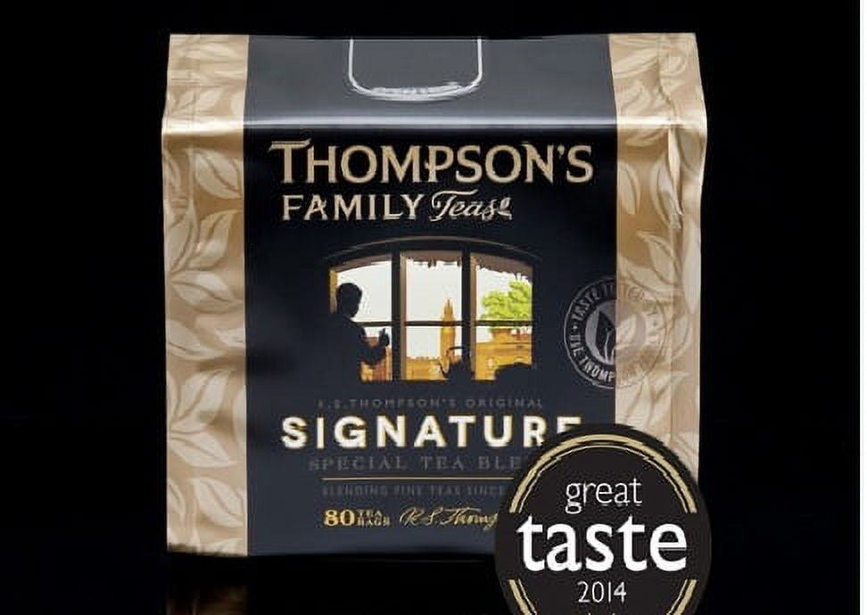 Thompson's Our Signature Tea Bags 80 Pack 250g, Imported from Britain ...
