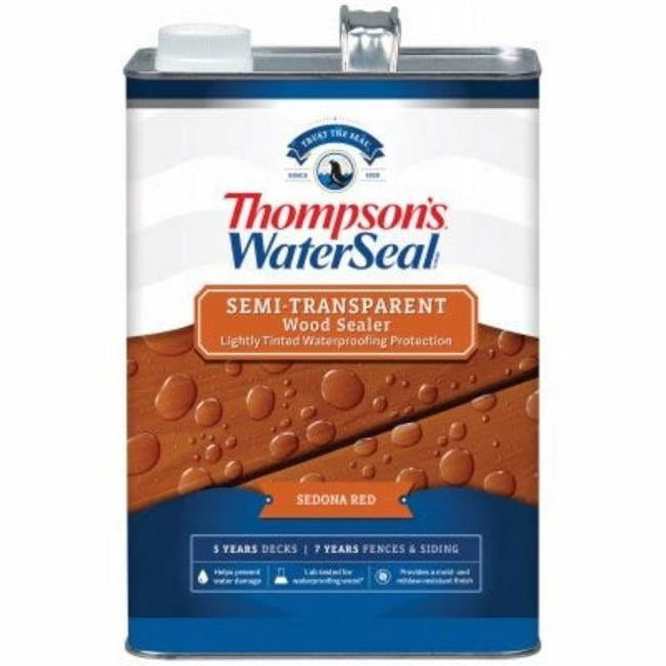 Thompson's WaterSeal 1 gal Outdoor Sealer, Weatherproof Deck Stain ...