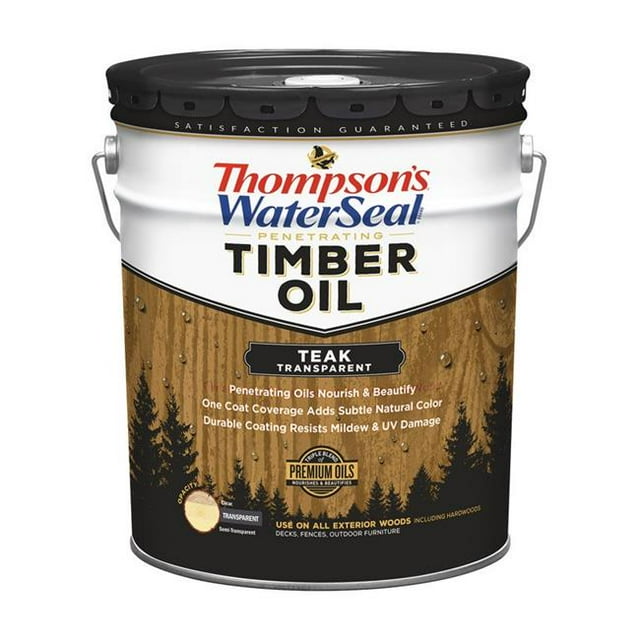 Thompsons Waterseal Transparent Teak Oil - Exterior Wood Sealer ...