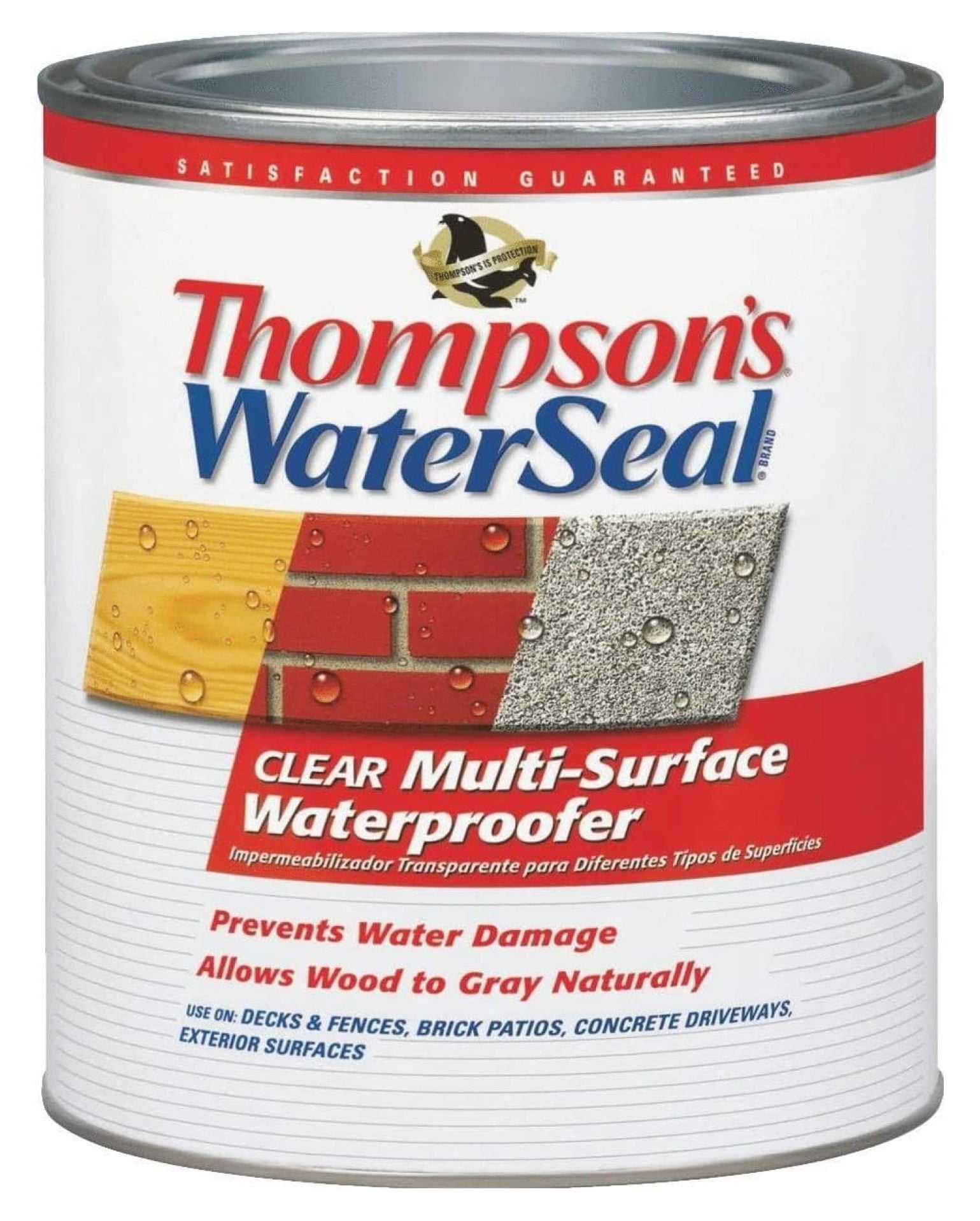 Thompsons Waterseal 24104 Quart Water Seal Multi-Surface Waterproofer ...
