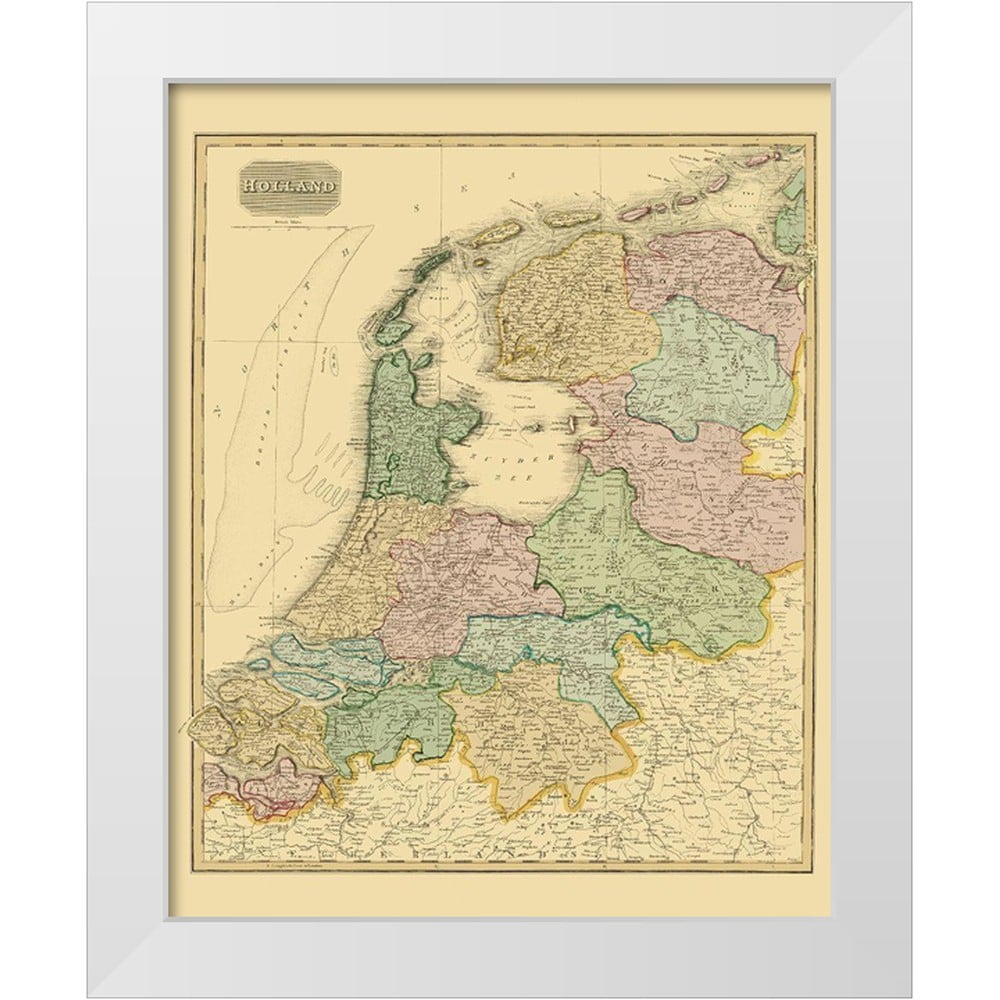 Thomson 12x14 White Modern Wood Framed Museum Art Print Titled ...