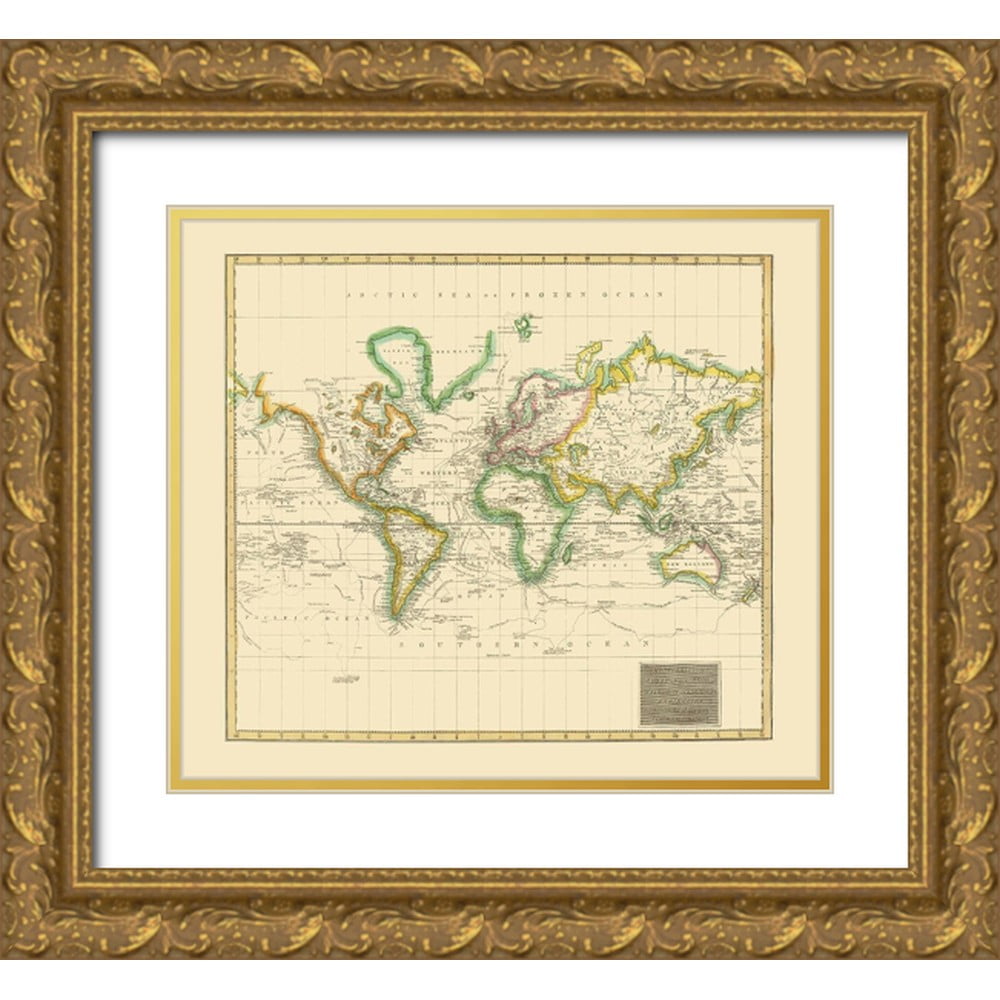 Thomson 13x12 Gold Ornate Wood Framed with Double Matting Museum Art ...
