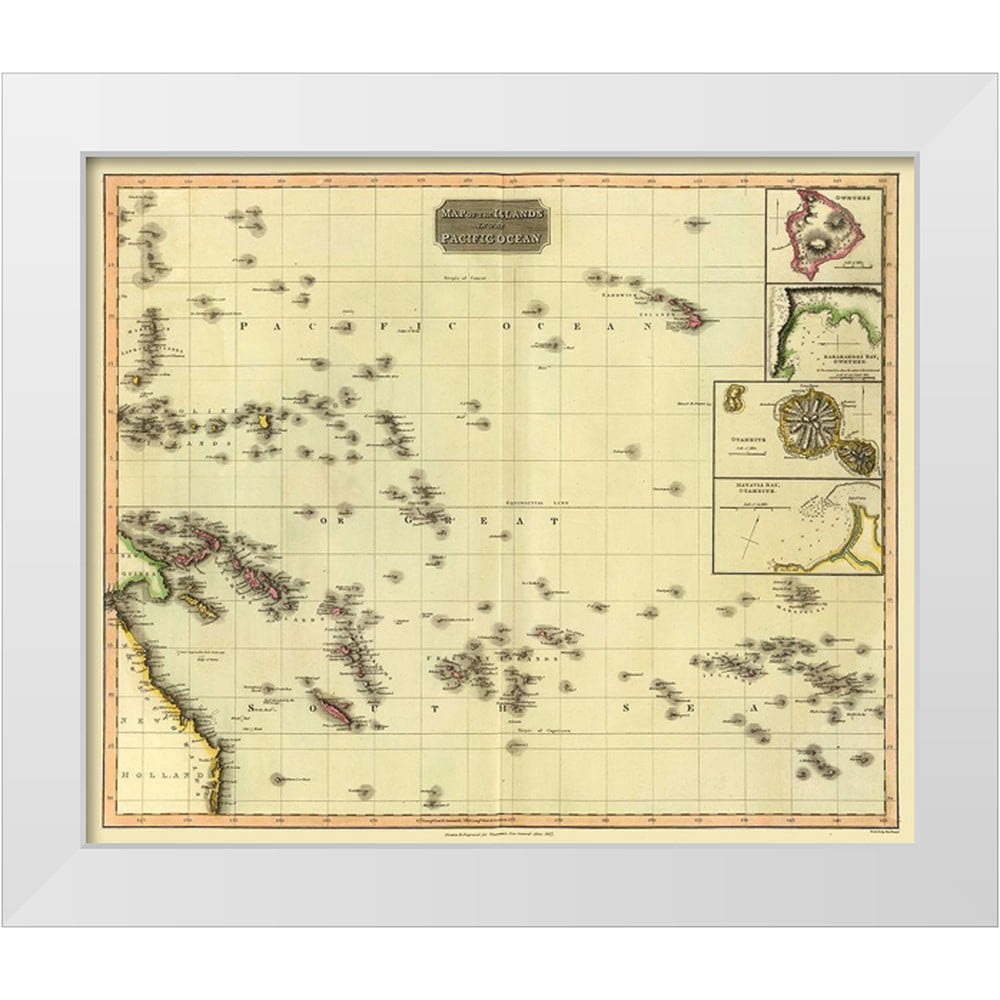 Thomson 14x12 White Modern Wood Framed Museum Art Print Titled ...