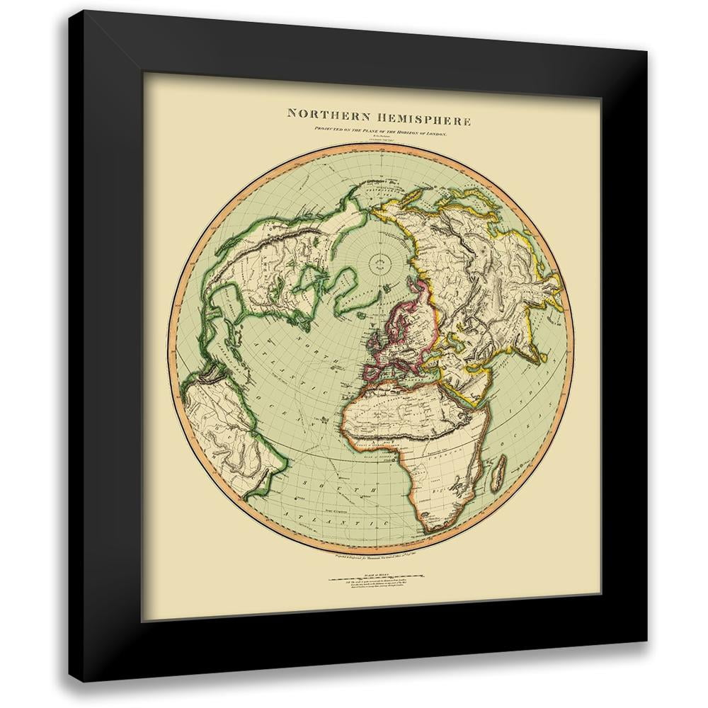 Thomson 15x16 Black Modern Framed Museum Art Print Titled - Northern ...