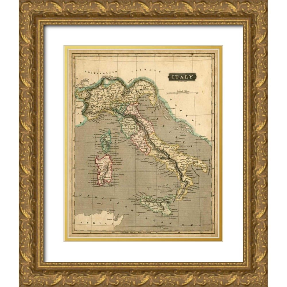 Thomson 15x18 Gold Ornate Wood Framed with Double Matting Museum Art ...