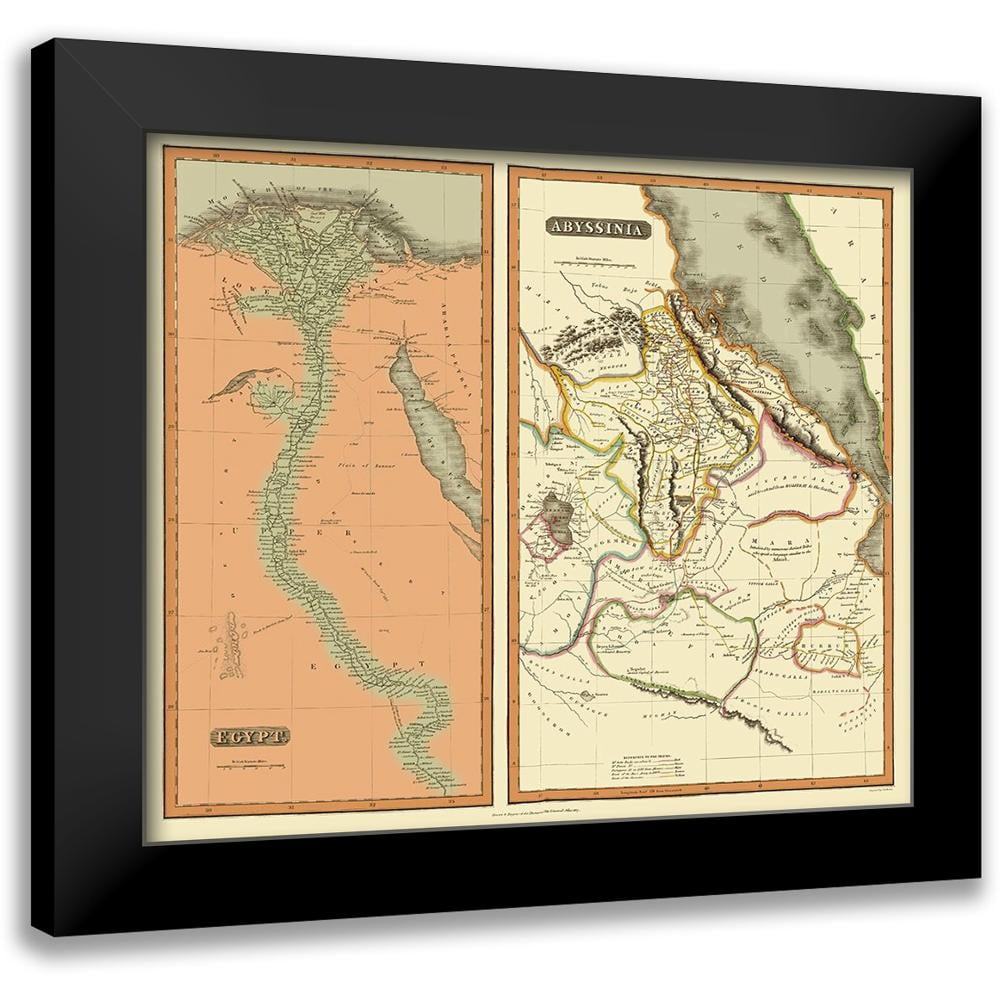 Thomson 17x15 Black Modern Framed Museum Art Print Titled - Middle East ...