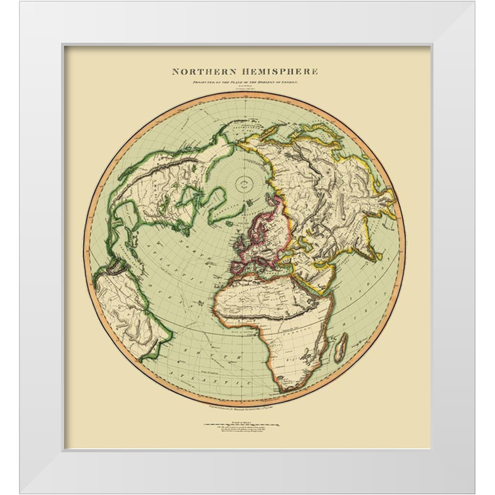 Thomson 20x22 White Modern Wood Framed Museum Art Print Titled ...