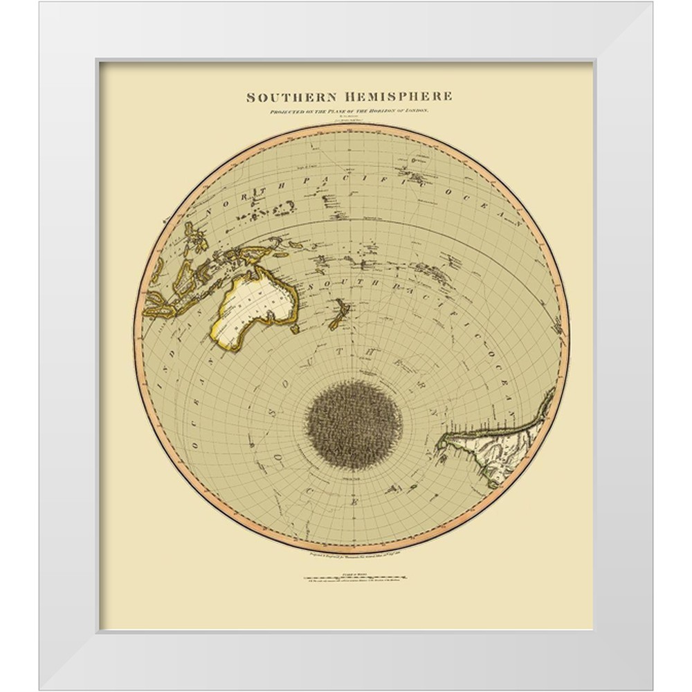 Thomson 20x22 White Modern Wood Framed Museum Art Print Titled ...