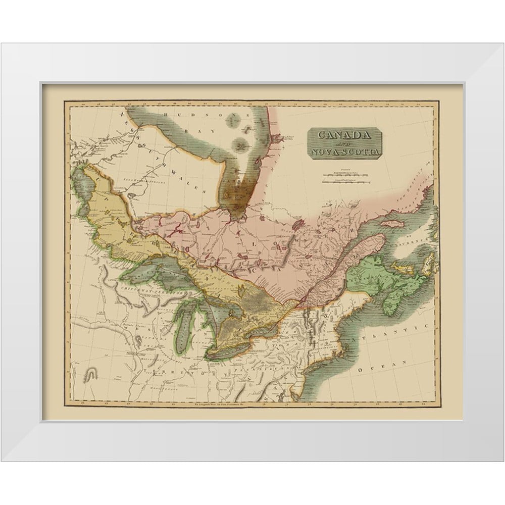 Thomson 32x26 White Modern Wood Framed Museum Art Print Titled - Nova ...