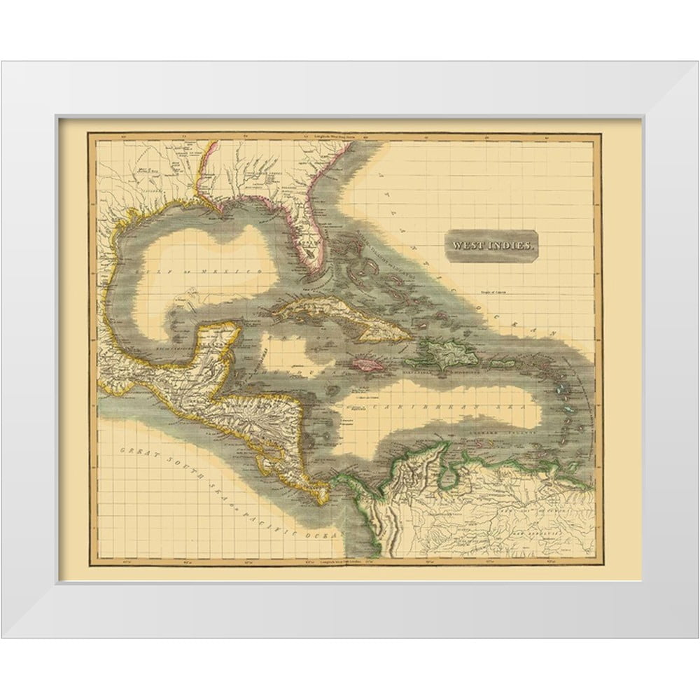 Thomson 32x26 White Modern Wood Framed Museum Art Print Titled - West ...