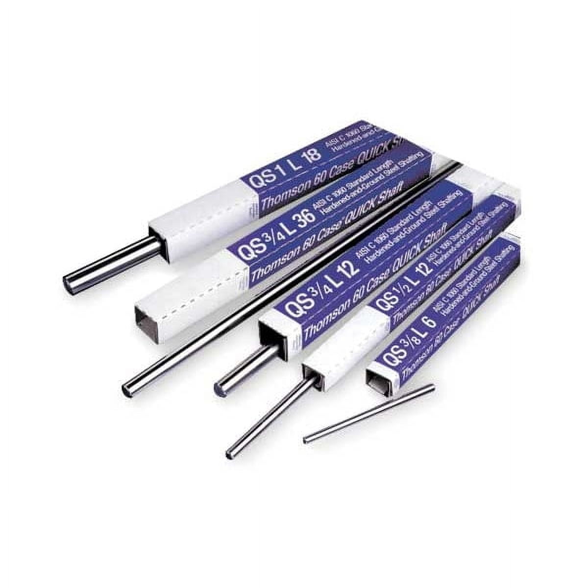 Thomson Linear Shaft,3/4 in D,Carbon Steel QS 3/4 L 60 - Walmart.com