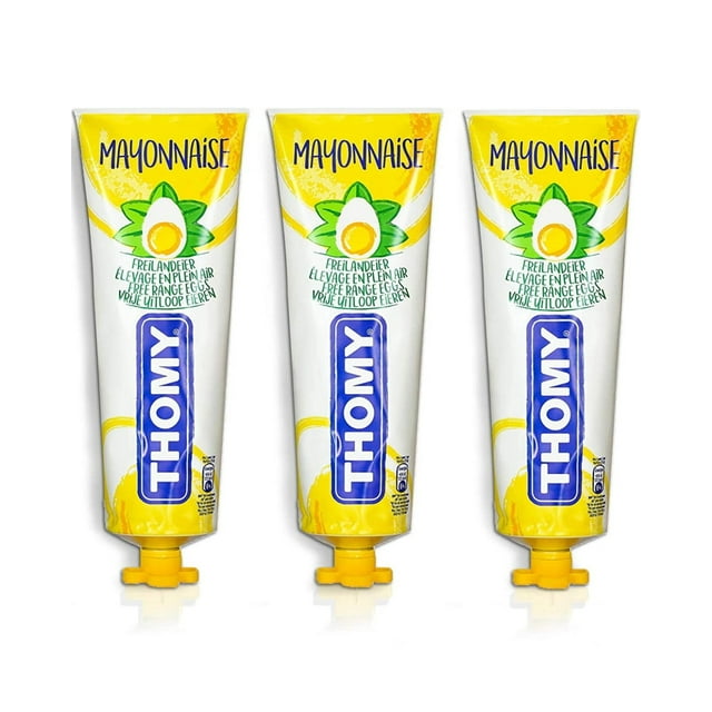 Thomy Mayonnaise Squeeze Bottle Tube (Pack of 3) | Smooth, Creamy Light ...