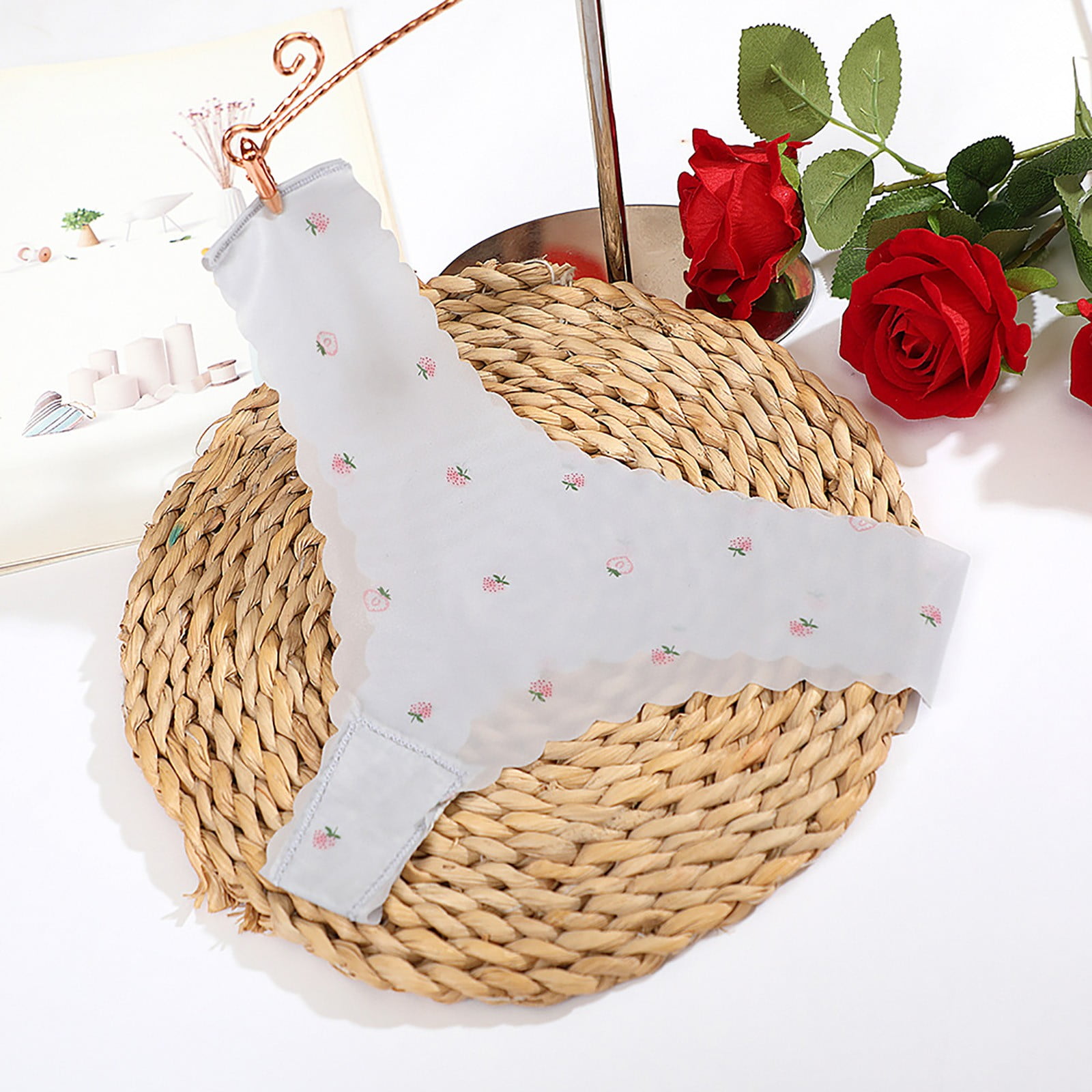 Thongs for Women Sexy Seamless Underwear High Waisted No Show Panties ...