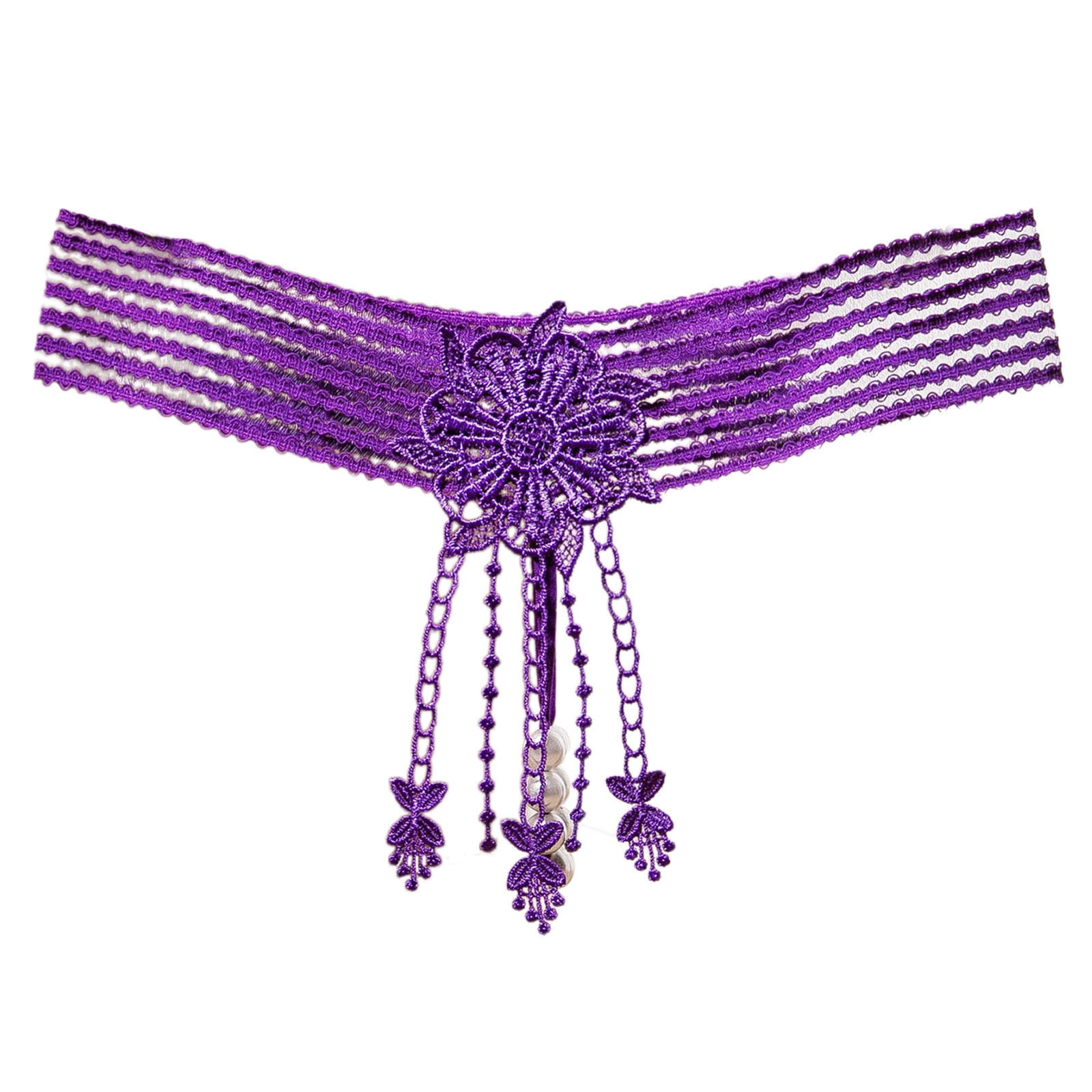 Summer Savings Clearance Thongs for Women Lace Bikini Panties G String ...