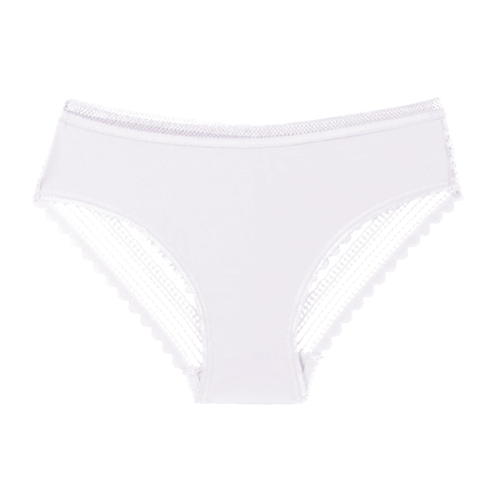 Summer Savings Clearance Thongs for Women Low Waist Mesh Briefs Solid ...