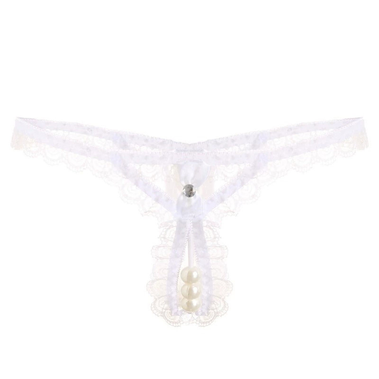 Thongs For Women Sexy Low Rise Lacy Panties Cut Out Mesh Lingerie