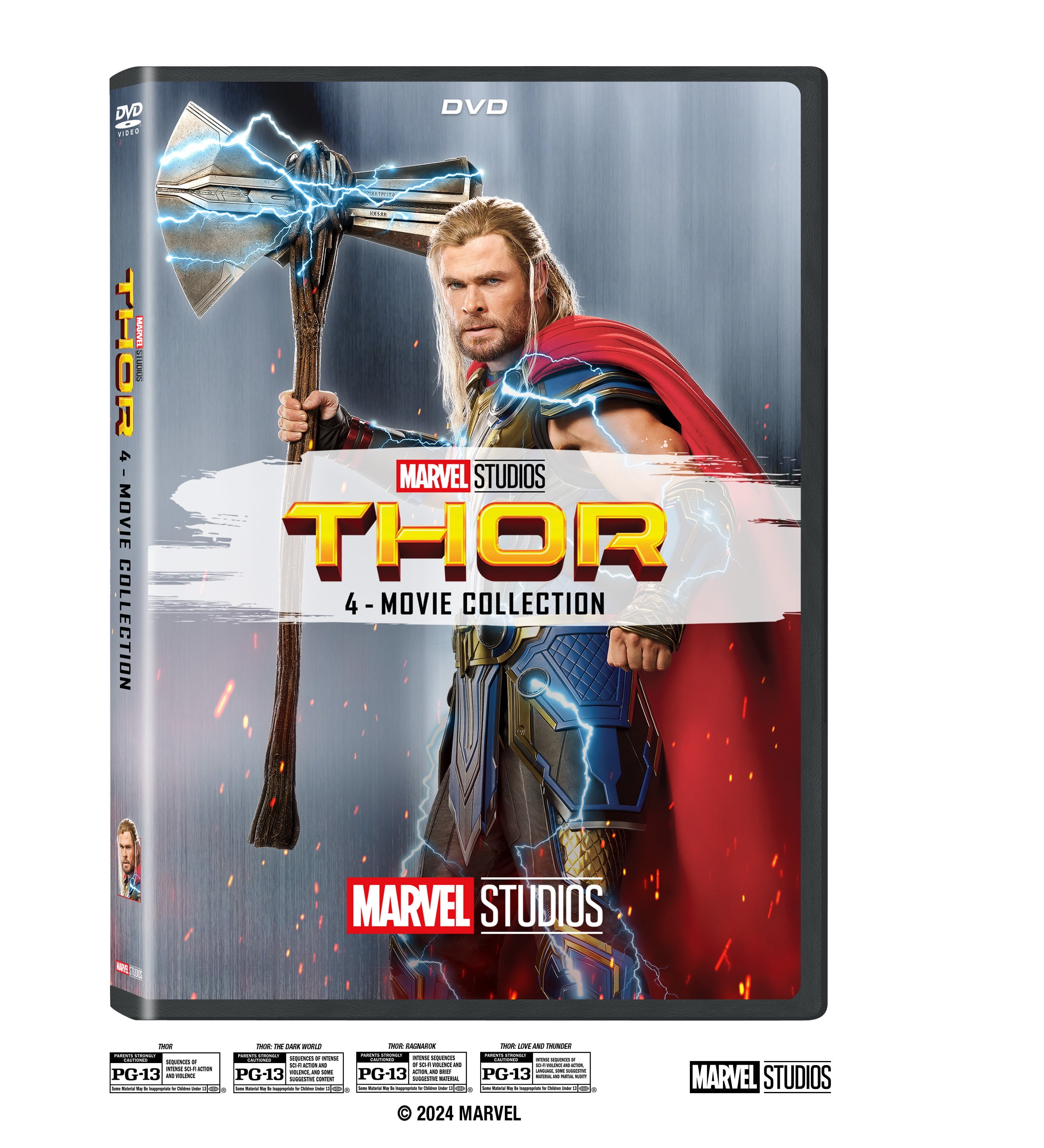 Thor (2011) / Thor: The Dark World (2013) / Thor: Ragnarok (2017) / Thor: Love And Thunder (2022 ...