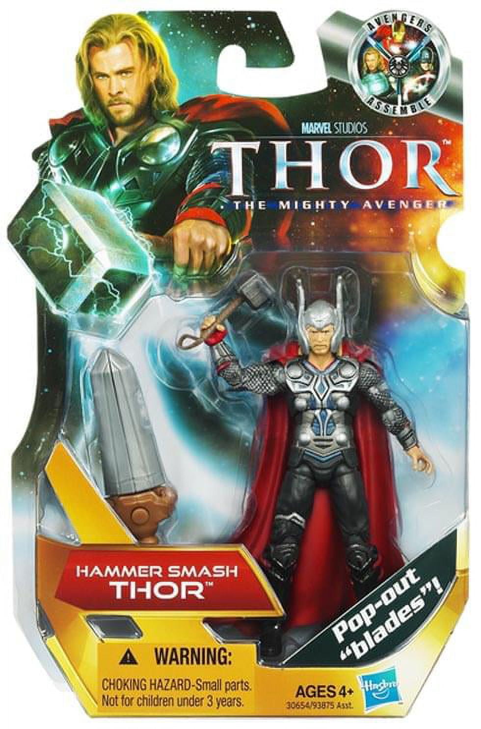 Thor 3.75" Action Figure Hammer Smash Thor - Walmart.com