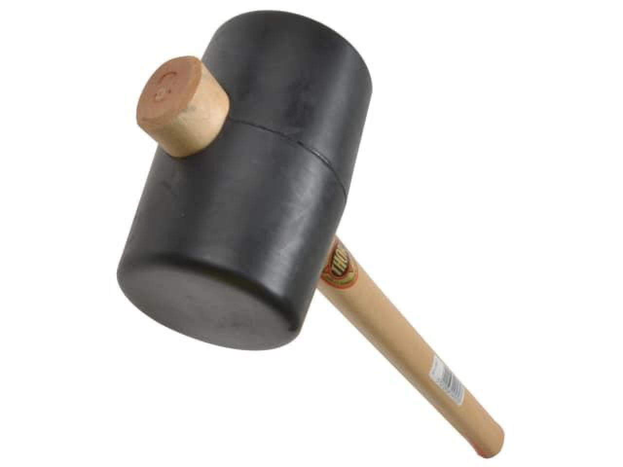 Thor - 957 Black Rubber Mallet 90mm 1200g - Walmart.com