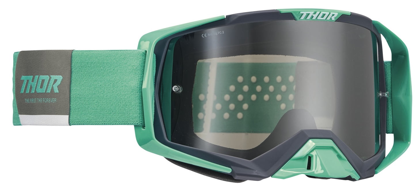 Thor Activate MX Offroad Goggles w/Mirror Lens Teal/Charcoal - Walmart.com