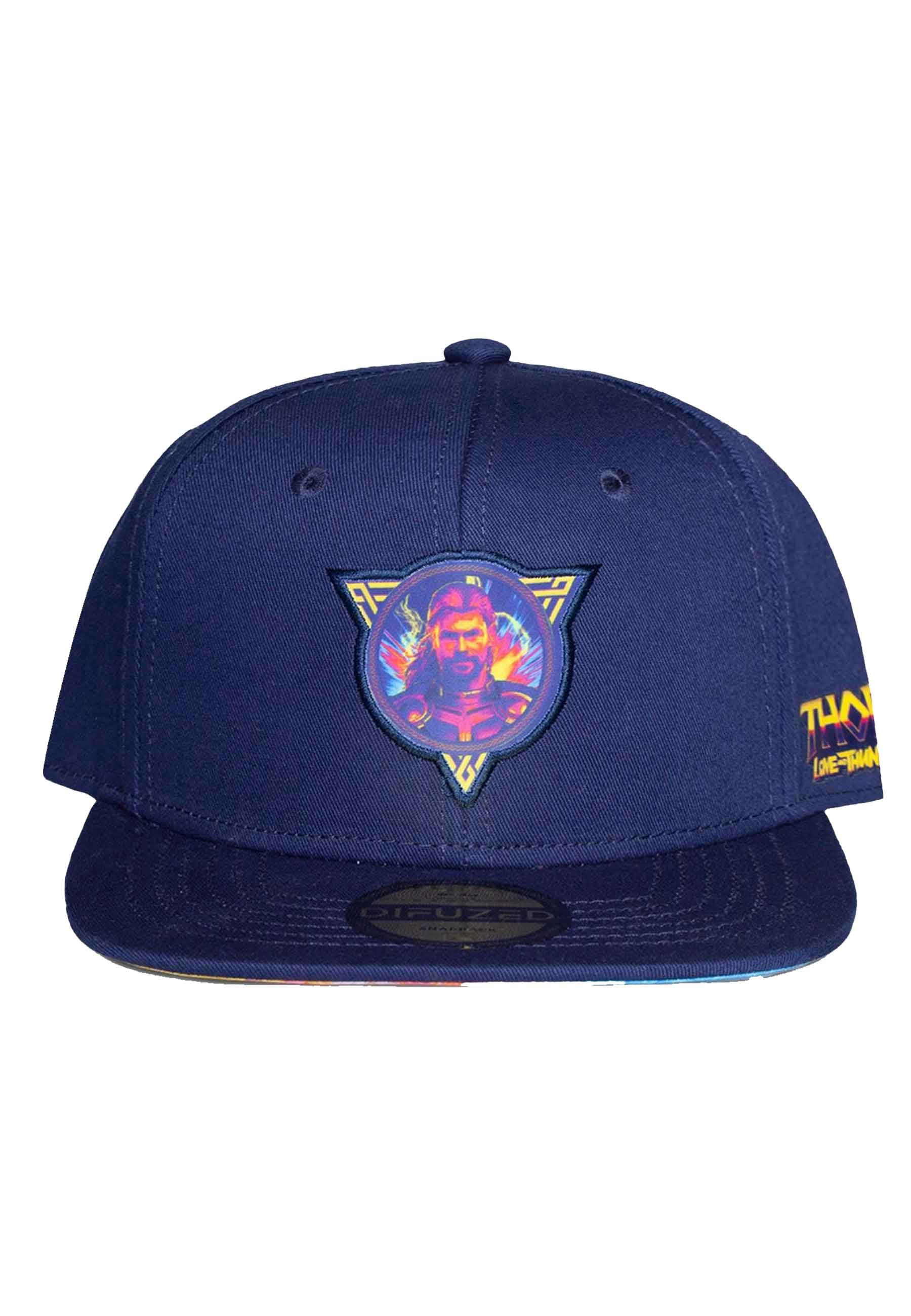 Thor Baseball Cap Love and Thunder Patch Logo Official Marvel Blue ...