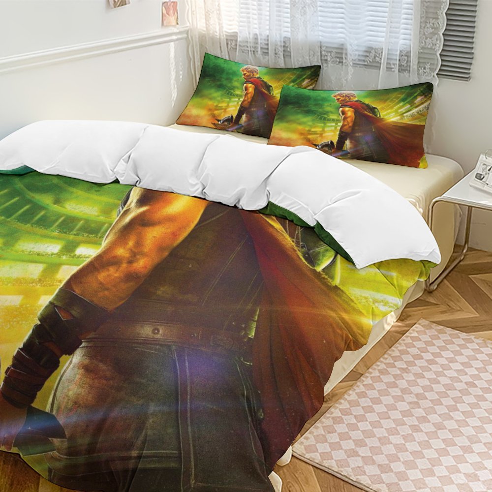 Thor Bedding Comforter Sets, 3-Piece Bedding Set Soft Warm Bed Set with ...