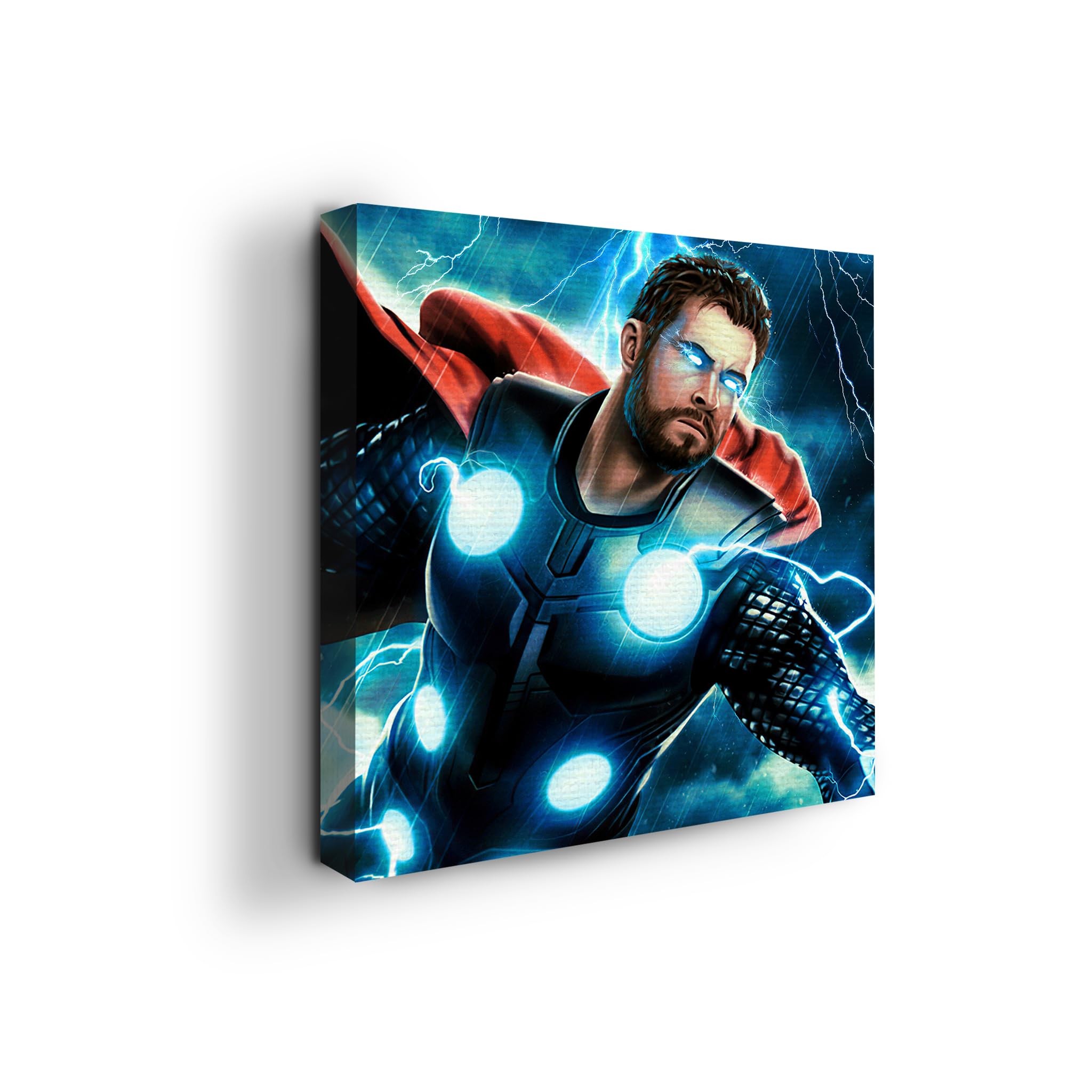 Thor Canvas Wall Art by Mavis Print- 14x14 inches Marval Wall Decor ...