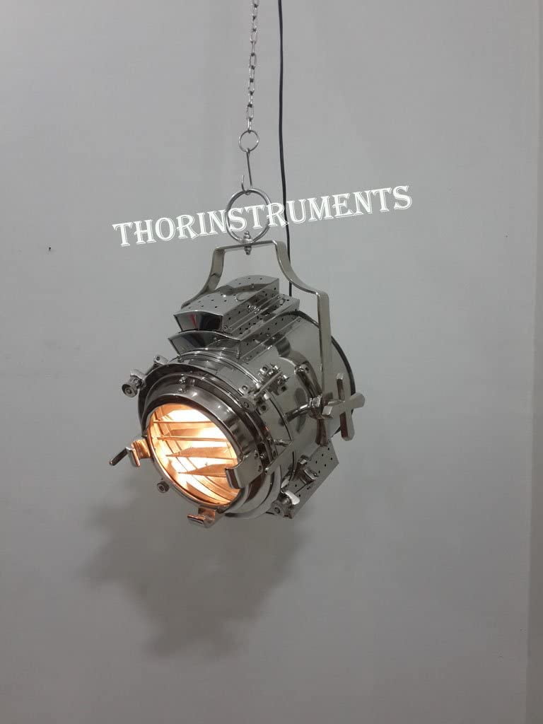 Thor Chrome Pendant Ceiling Fixture Hanging Lamp Light Porch Decor ...
