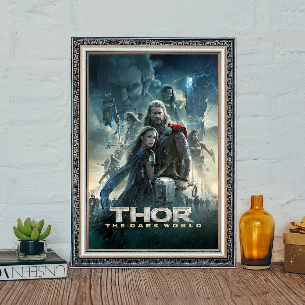 Thor The Dark World Movie Poster, Thor Classic Vintage Movie Art Poster ...
