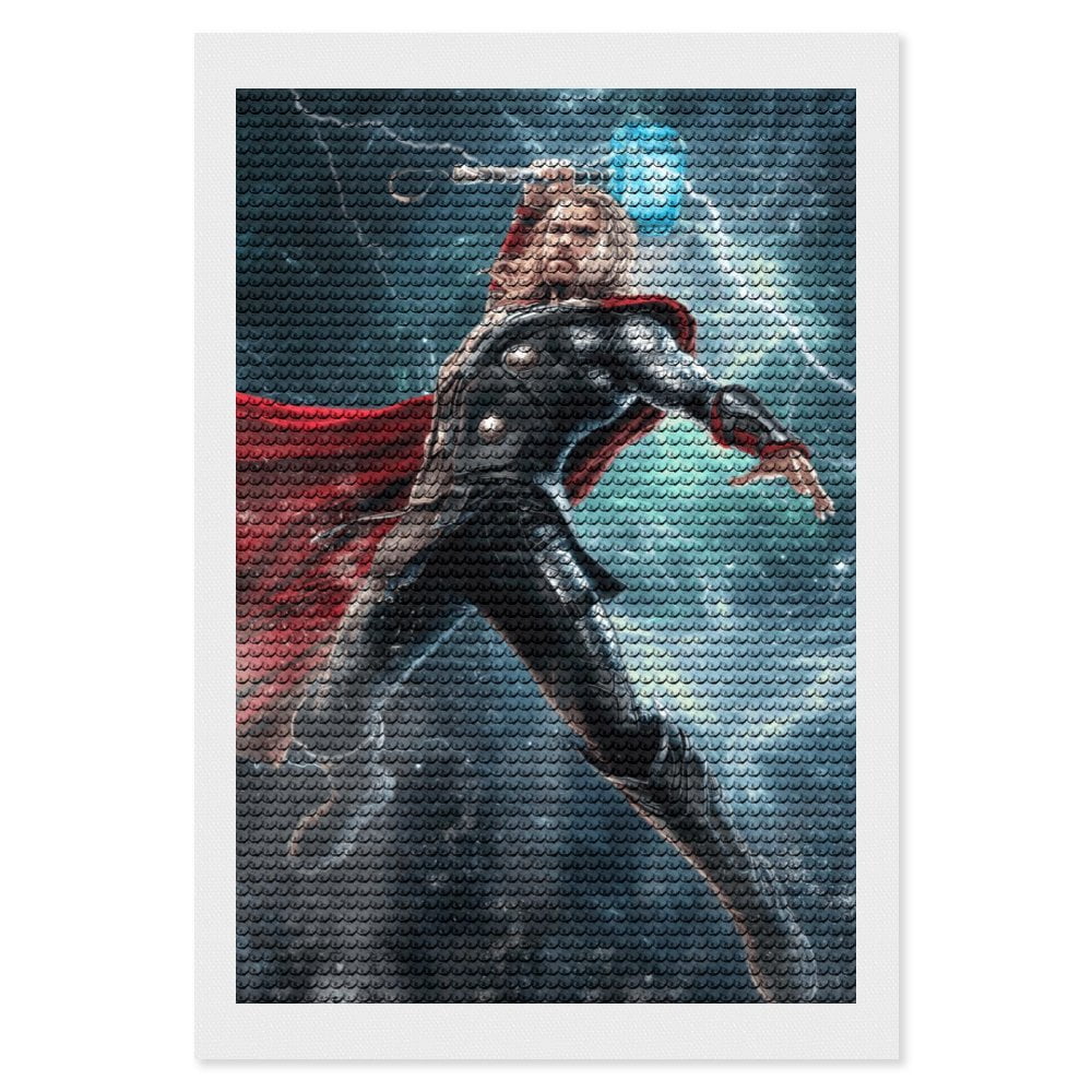 Thor Diamond Art Kits for Adults Beginners Round 5D Paint with Diamonds ...