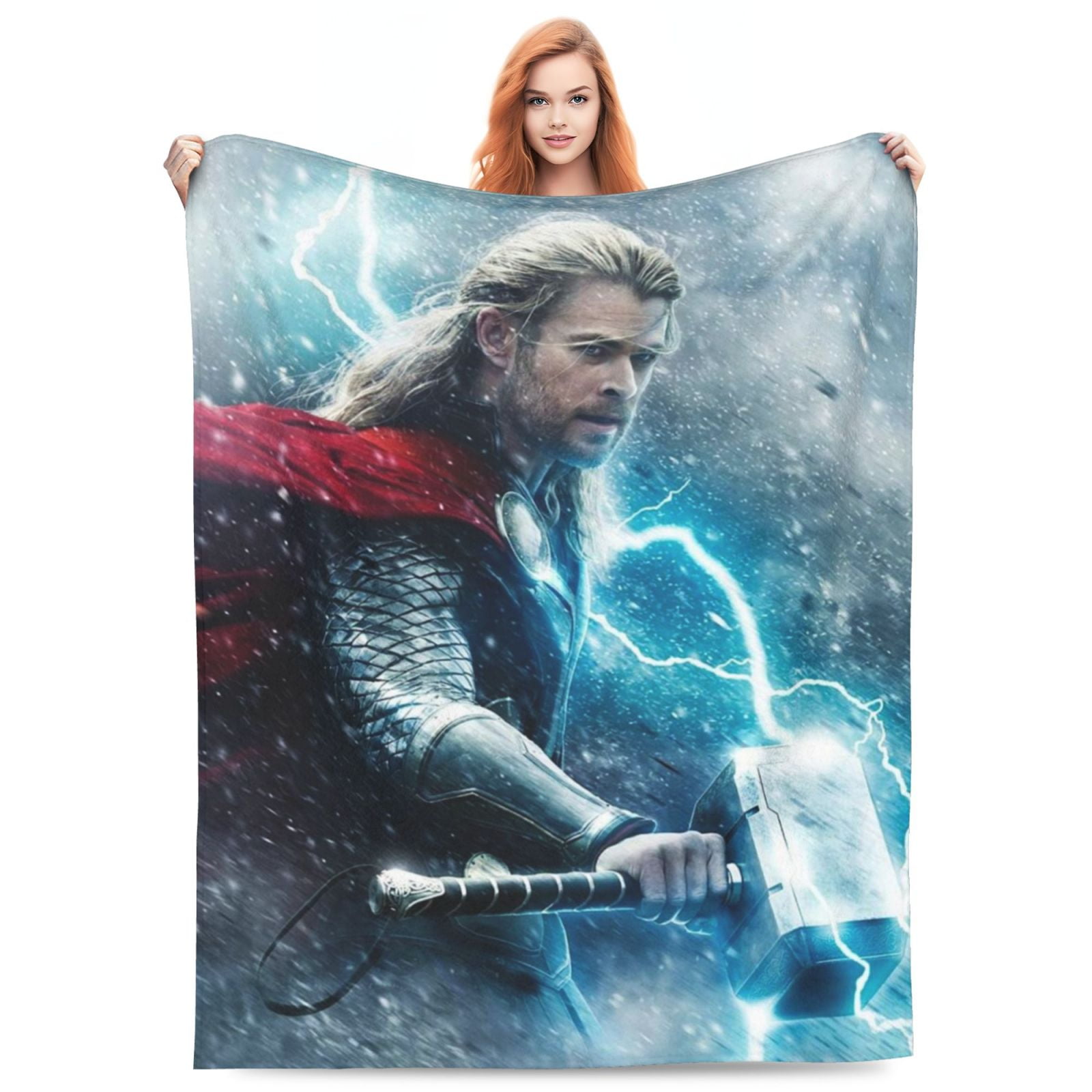 Thor Fleece Throw Blanket For Couch Or Bed - Plush Cozy Fuzzy Blanket ...