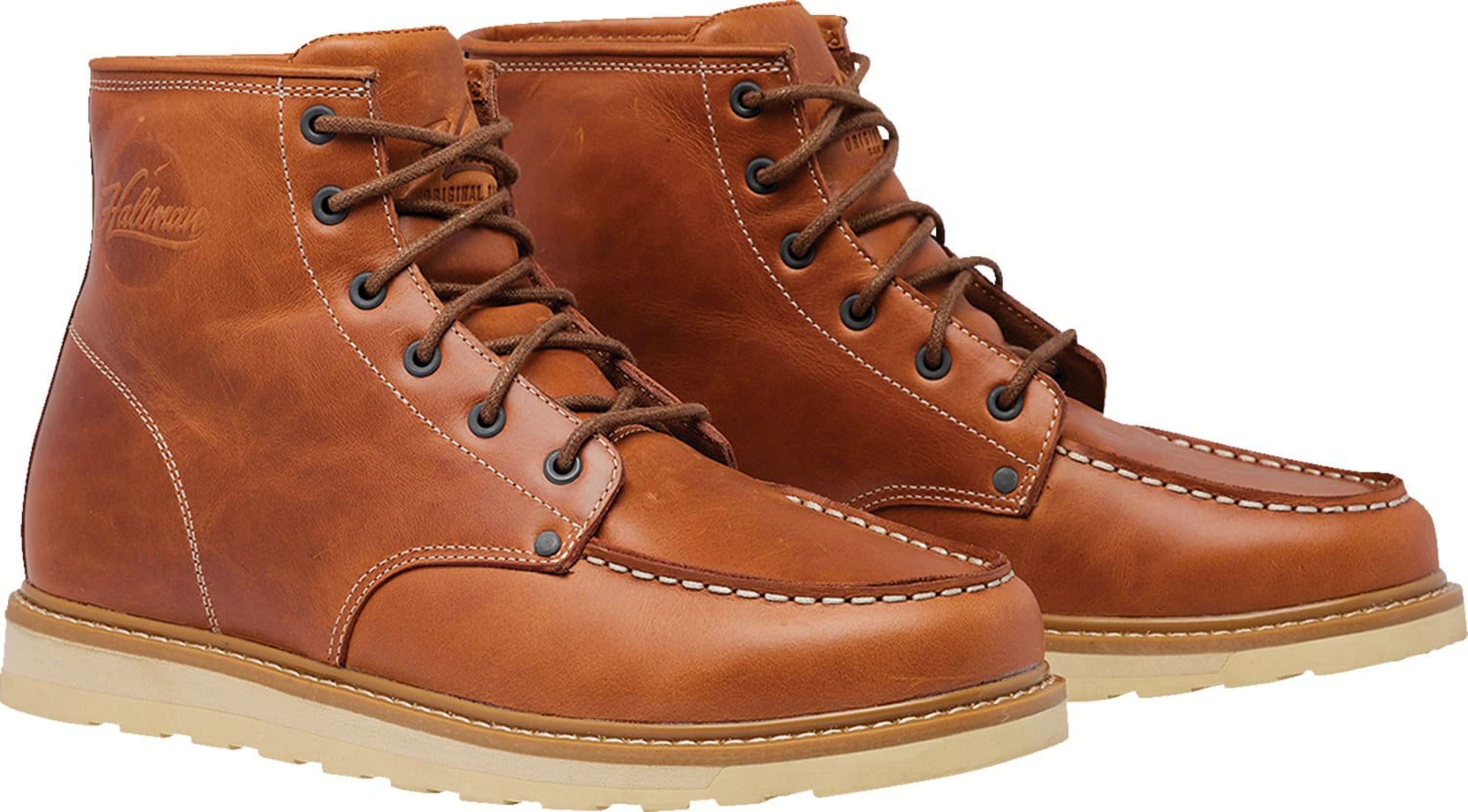 Thor Hallman Towner Mens Leather Motorcycle Riding Boots Brown 9 USA ...