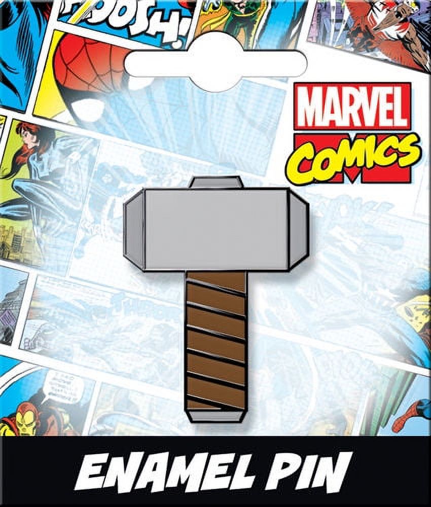 Thor Hammer Enamel Lapel Pin - Walmart.com